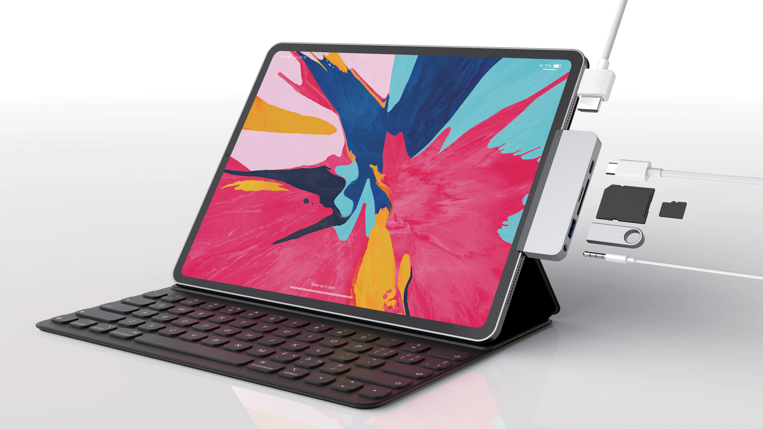 Hyper's 130W, 27000 mAh portable USB-C battery and 6-in-1 iPad Pro USB ...