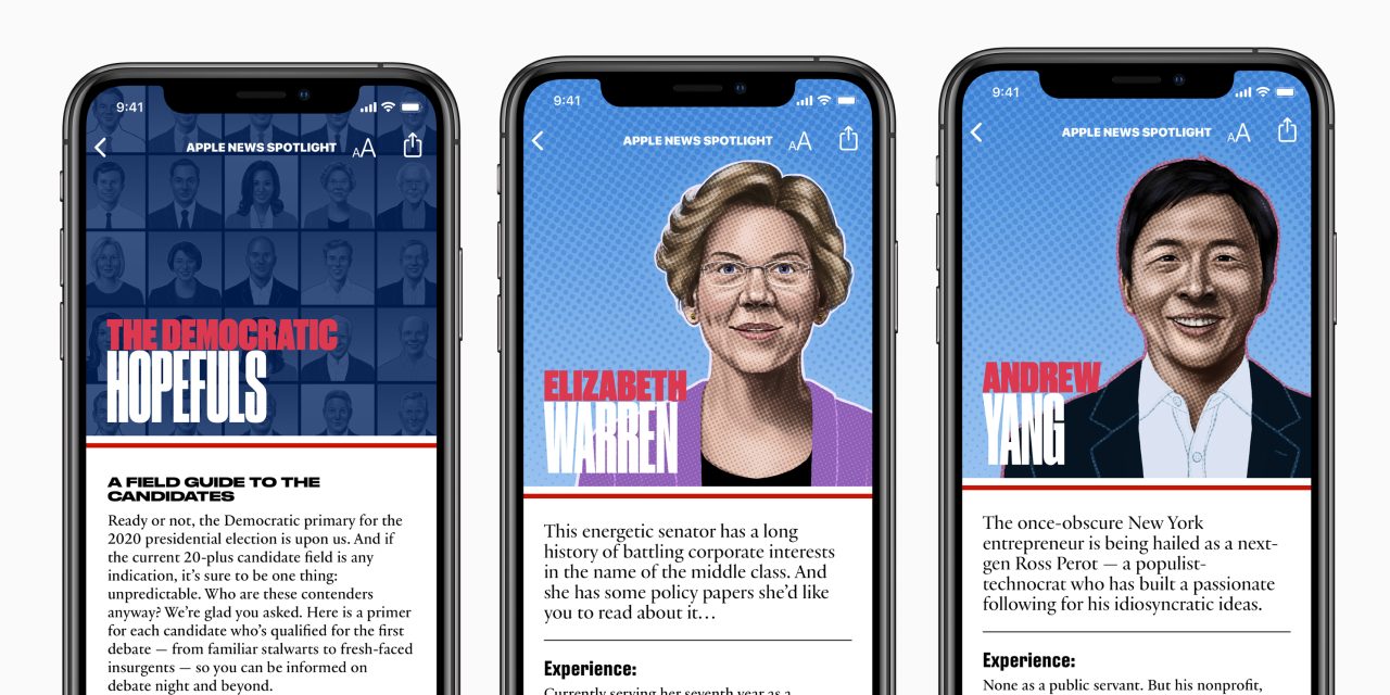 Apple News launches Democratic candidate guide for the 2020 ...