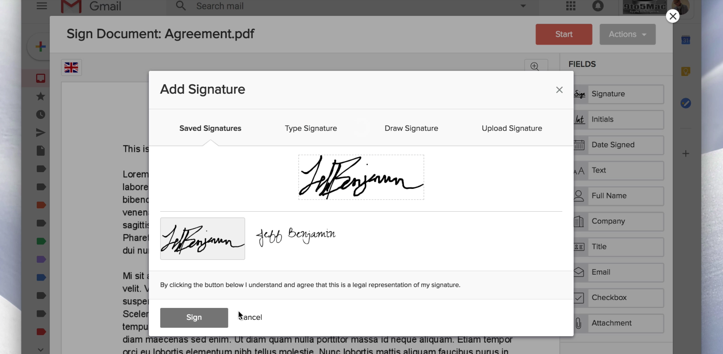 How to sign documents directly in Gmail on Mac with Eversign (+ free Premium access, Reg. $30 ...