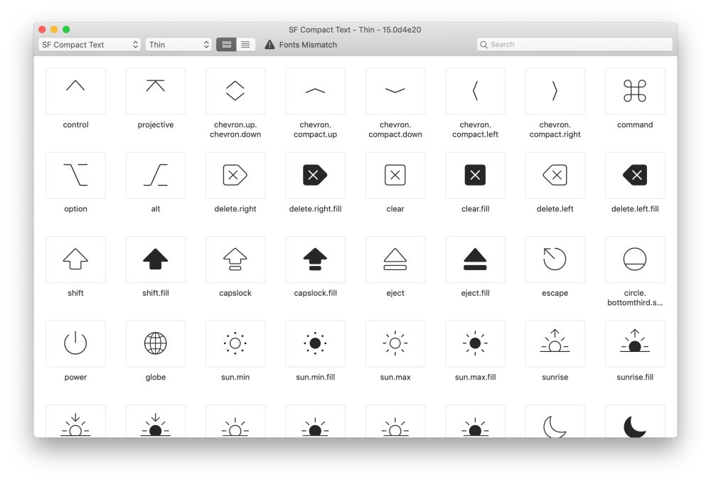 Apple introduces SF Symbols app with over 1,000 configurable symbols ...