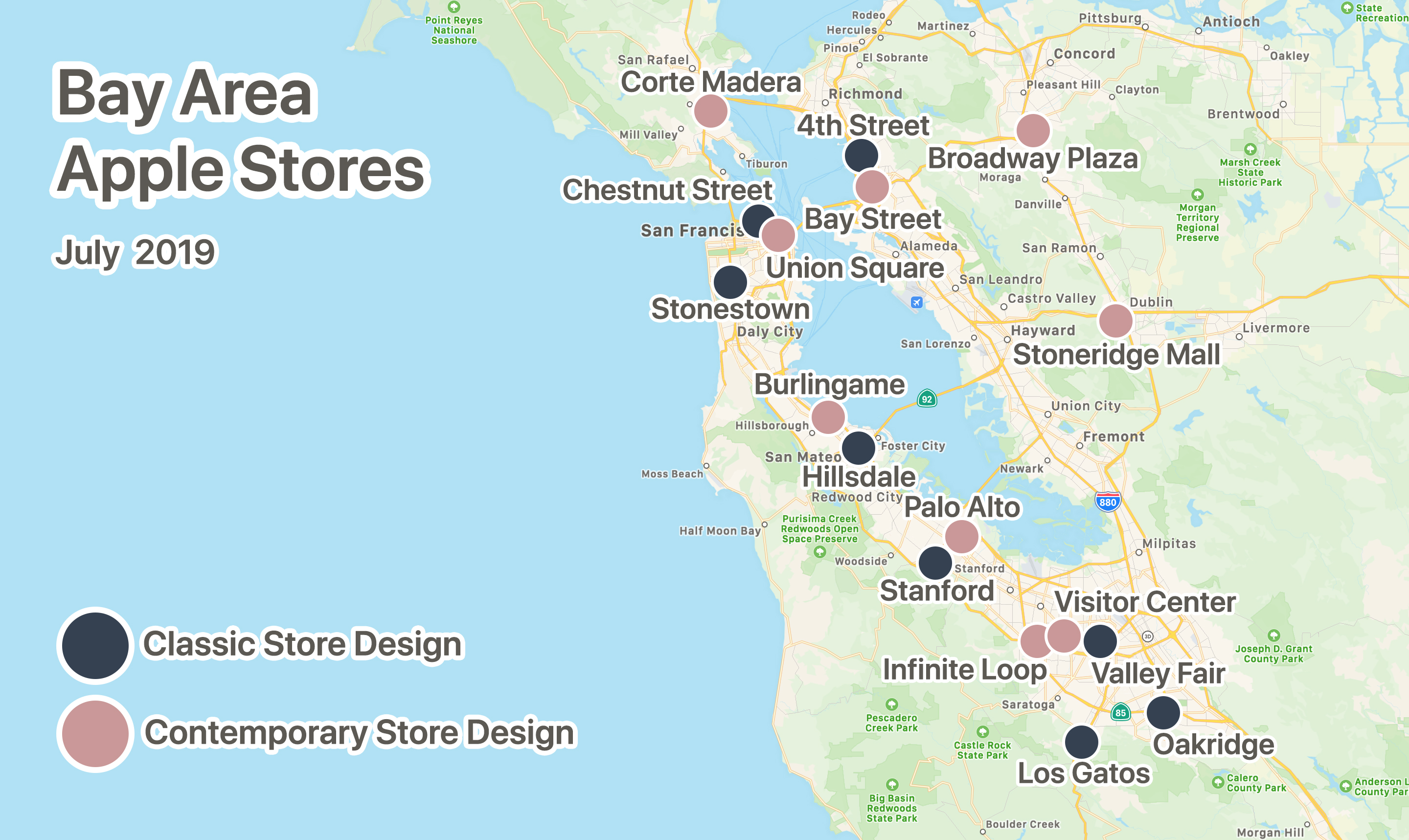 San Mateo Apple Store planning expansion to Hillsdale Shopping Center ...