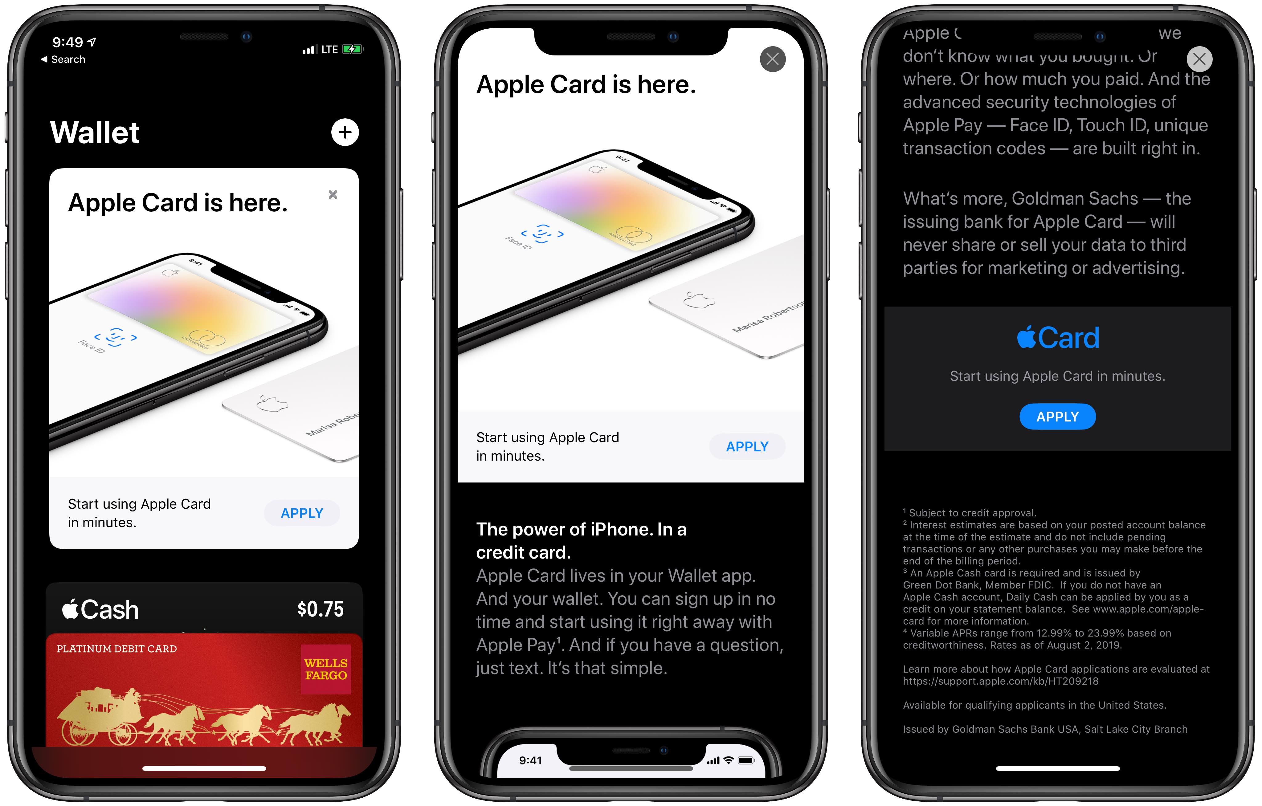 Here’s how Apple is promoting its new credit card to iPhone customers ...