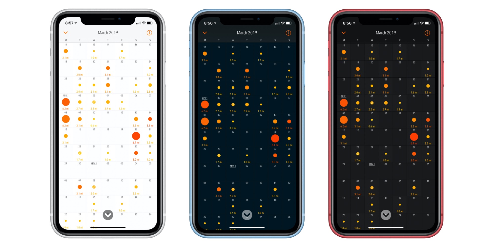 Tempo run log app for Apple Watch runners gains iOS 13 Dark Mode ...