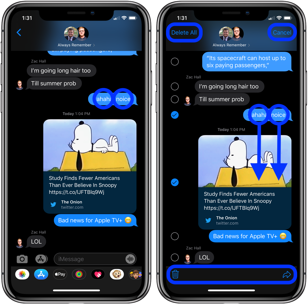 How to edit messages on iPhone and iPad with two-finger tap - 9to5Mac