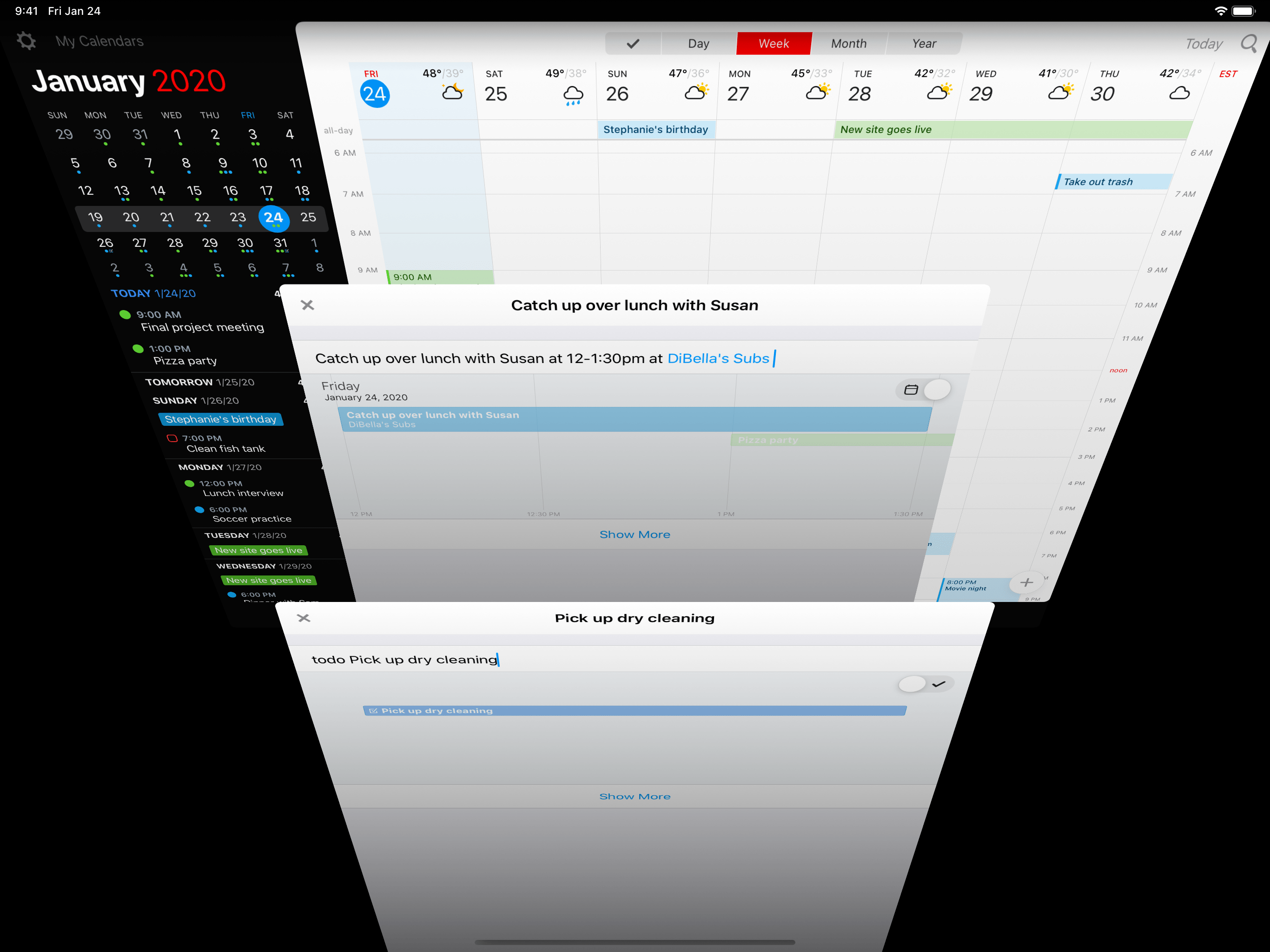 Say hello to the new Fantastical: one robust calendar for iPhone, iPad ...