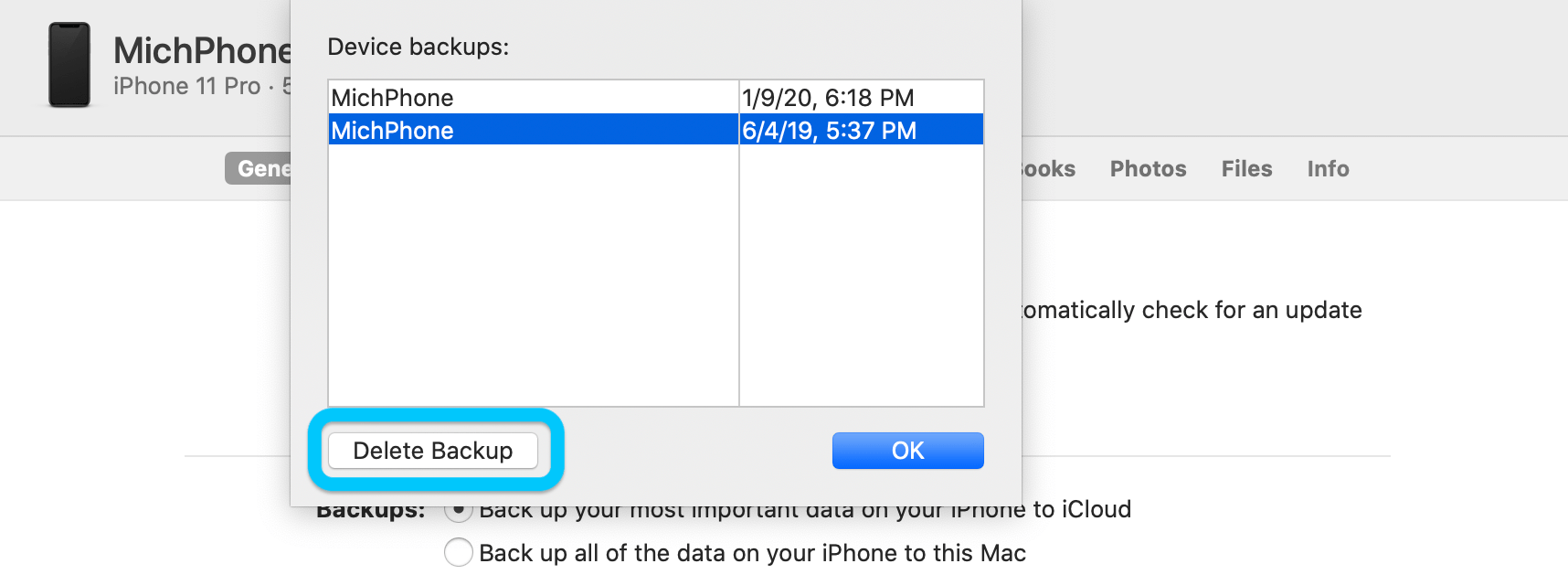 Mac: How to delete iPhone backups in macOS Catalina - 9to5Mac