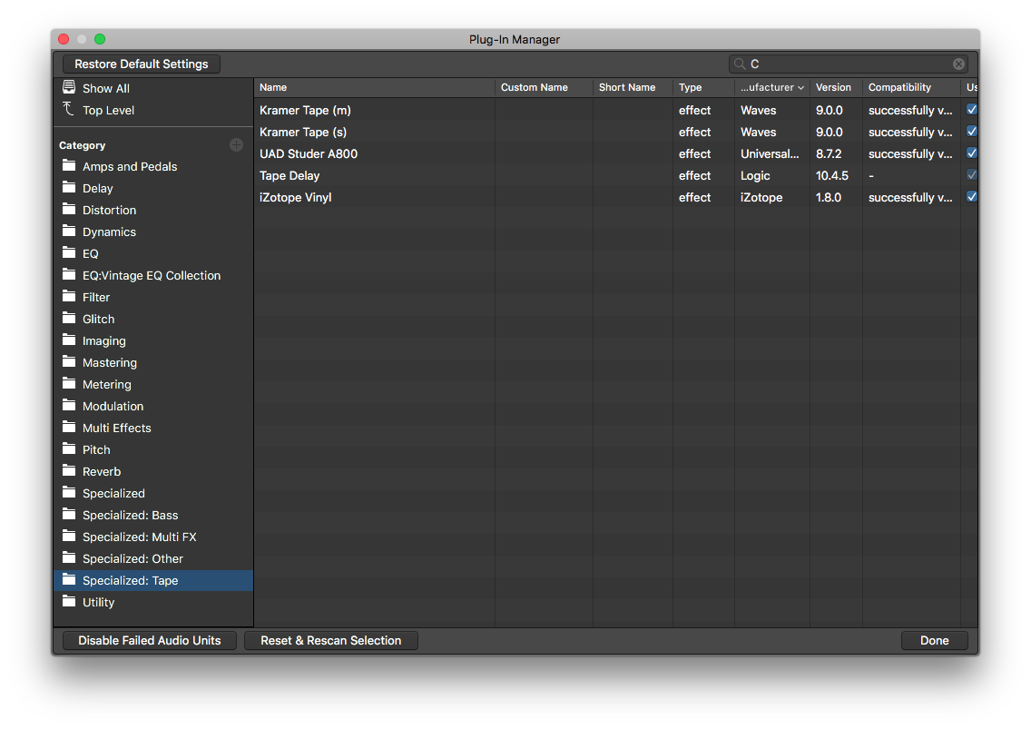 Logic Plug-In Manager: Custom FX/instrument folders, more - 9to5Mac