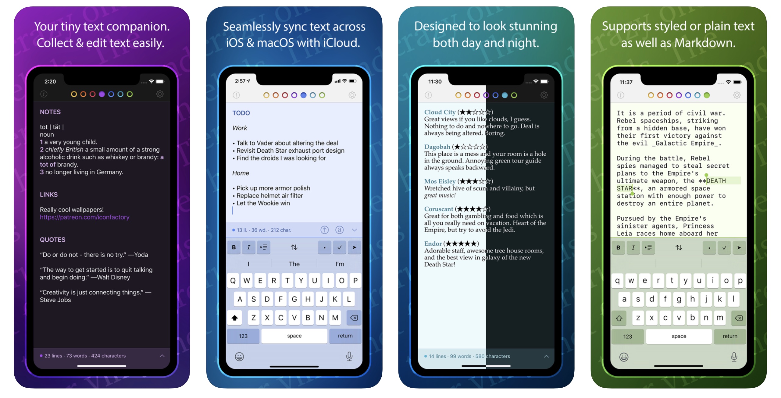 Tot is new text editor for Mac, iPhone, and iPad focused on constraints ...