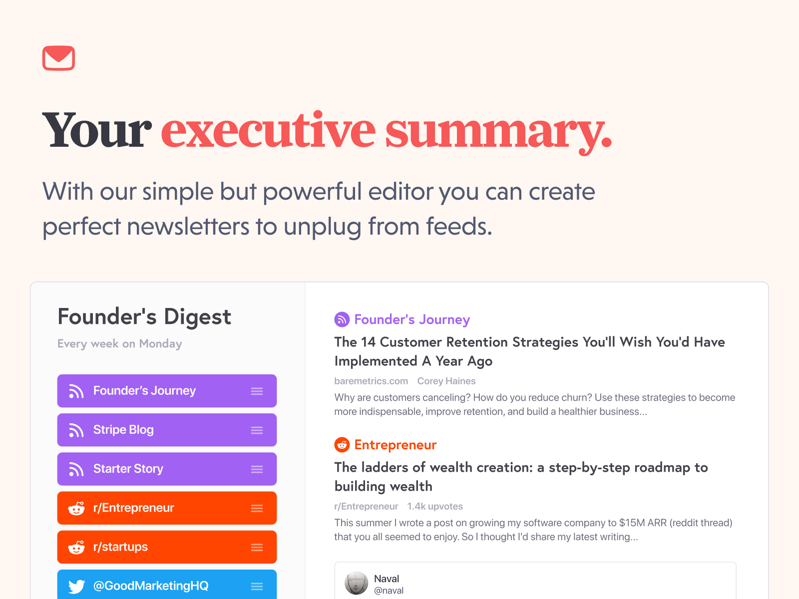 Mailbrew launches to create auto email newsletters from Reddit, Twitter ...