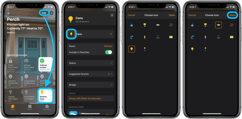 How to change HomeKit device icons in the Home app - 9to5Mac