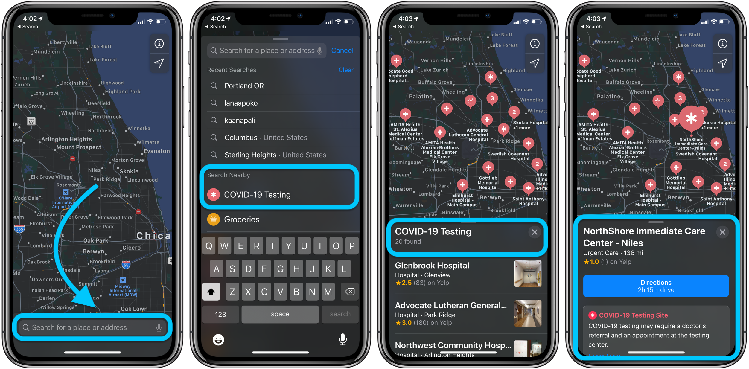 Apple Maps: How to find COVID-19 testing locations on iPhone - 9to5Mac