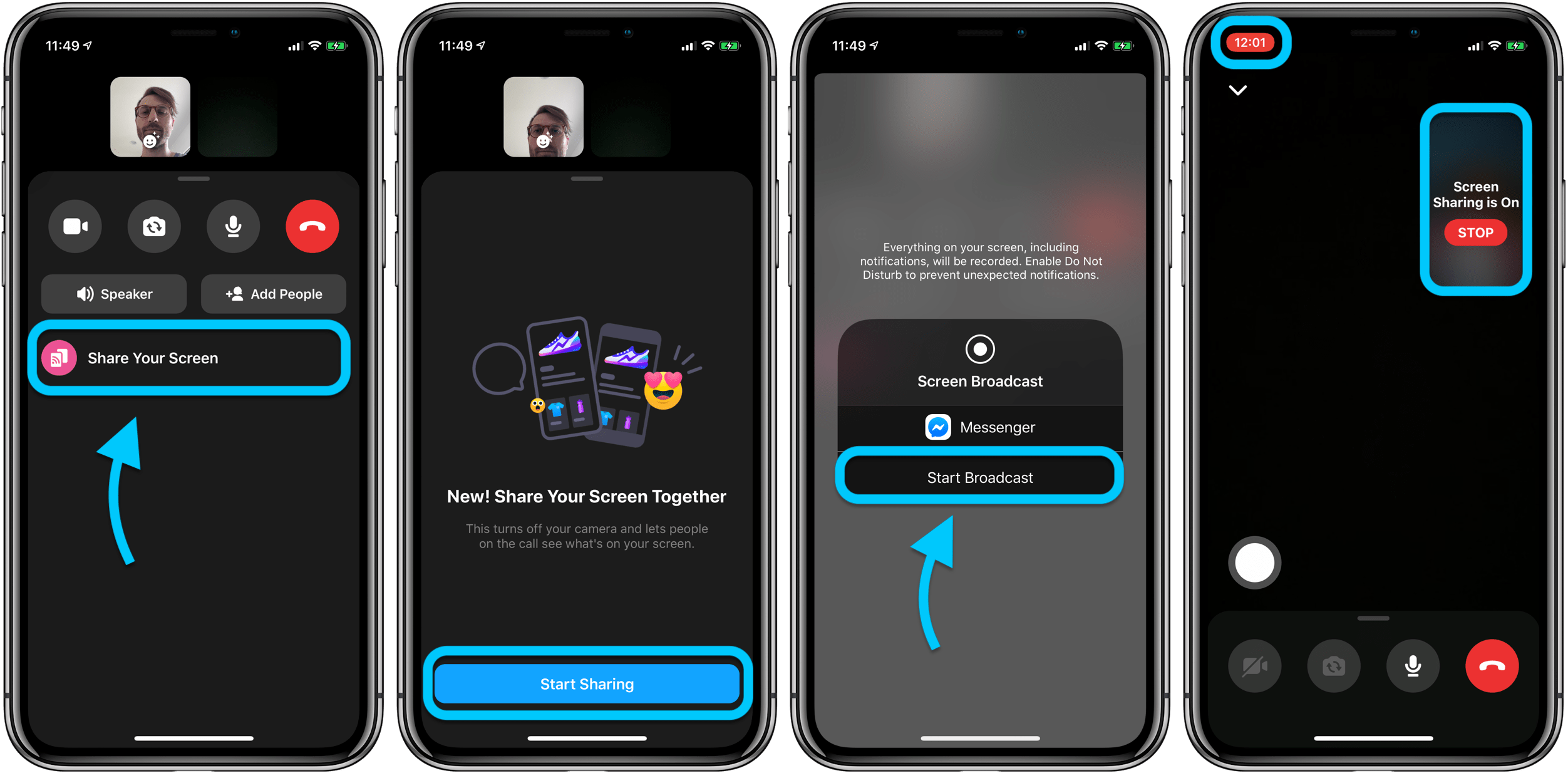 How to screen share iPhone with Facebook Messenger - 9to5Mac