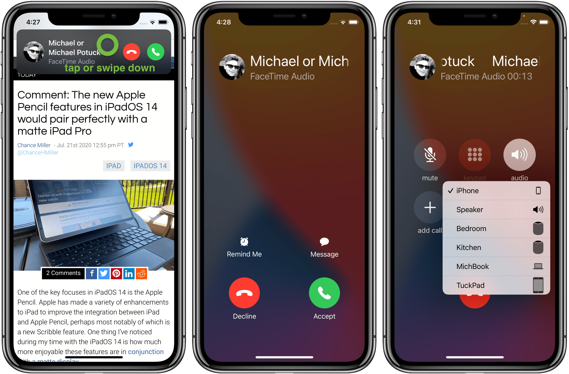 How to use the compact iPhone call interface in iOS 14 - 9to5Mac