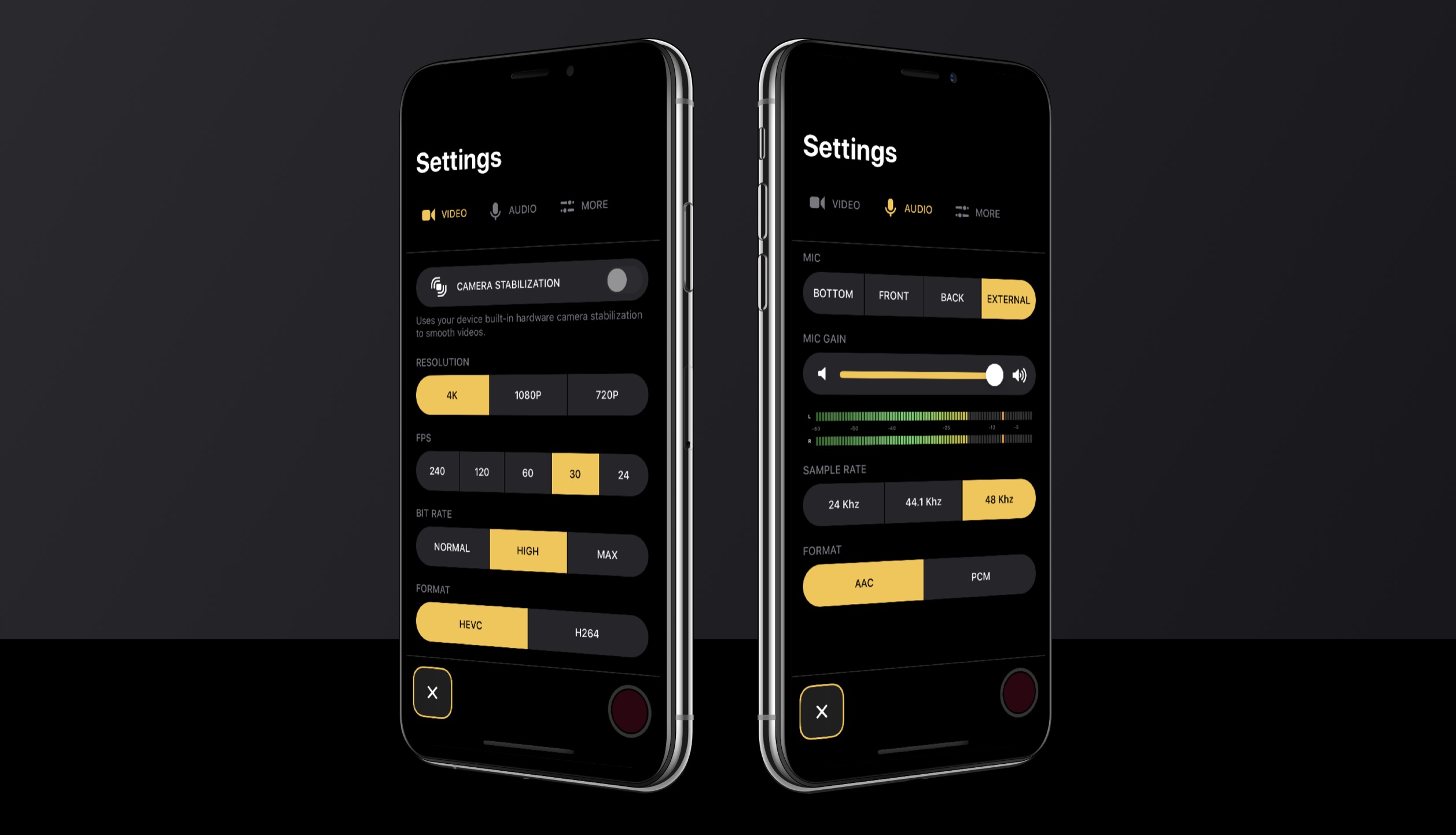 REC iPhone app from Camera+ is a pro video recorder with full manual ...