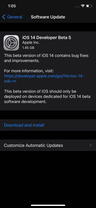 Apple releases iOS 14 beta 5 and iPadOS 14 beta 5 to developers - 9to5Mac