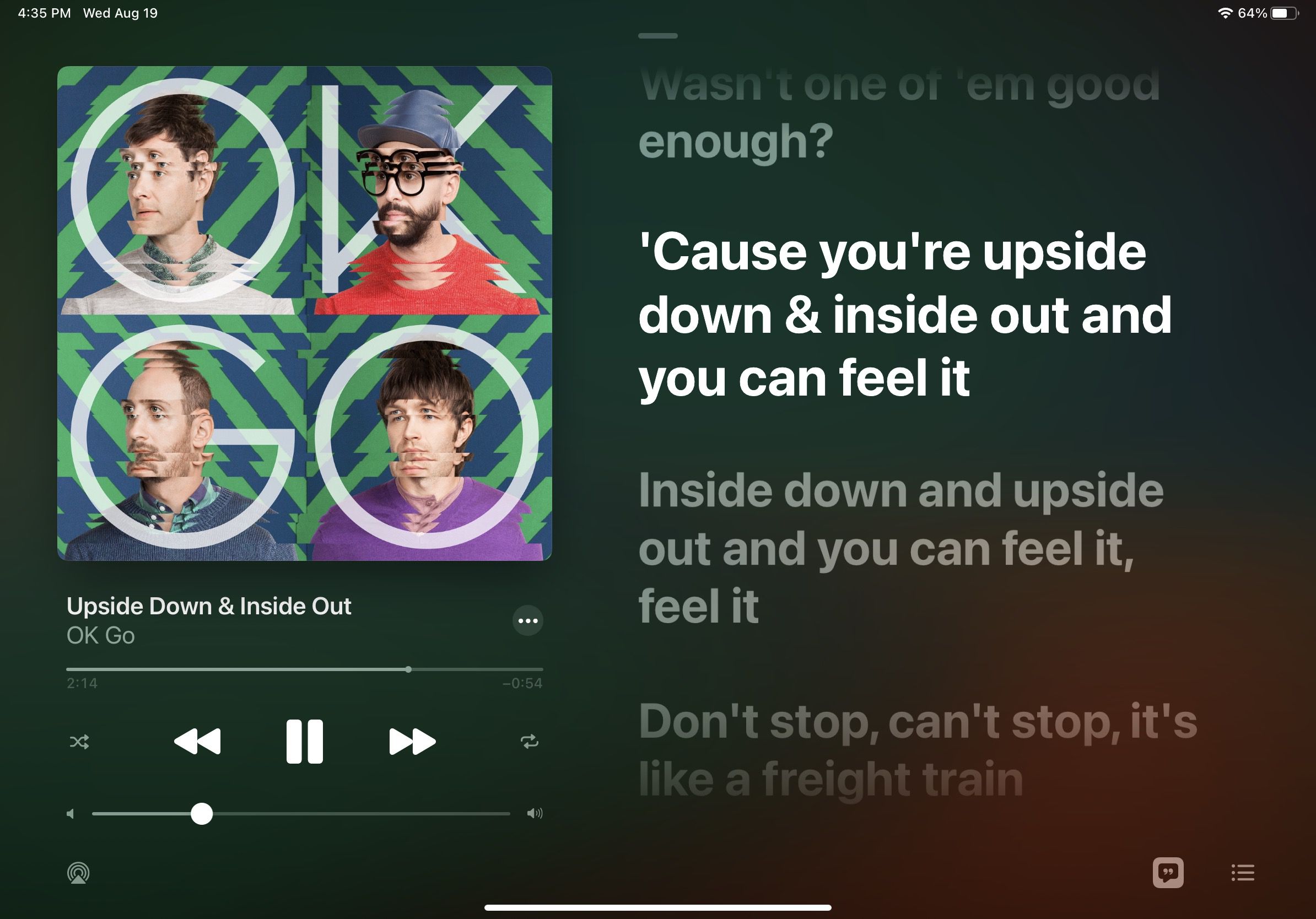 How to use fullscreen live lyrics on iPad in iOS 14 - 9to5Mac