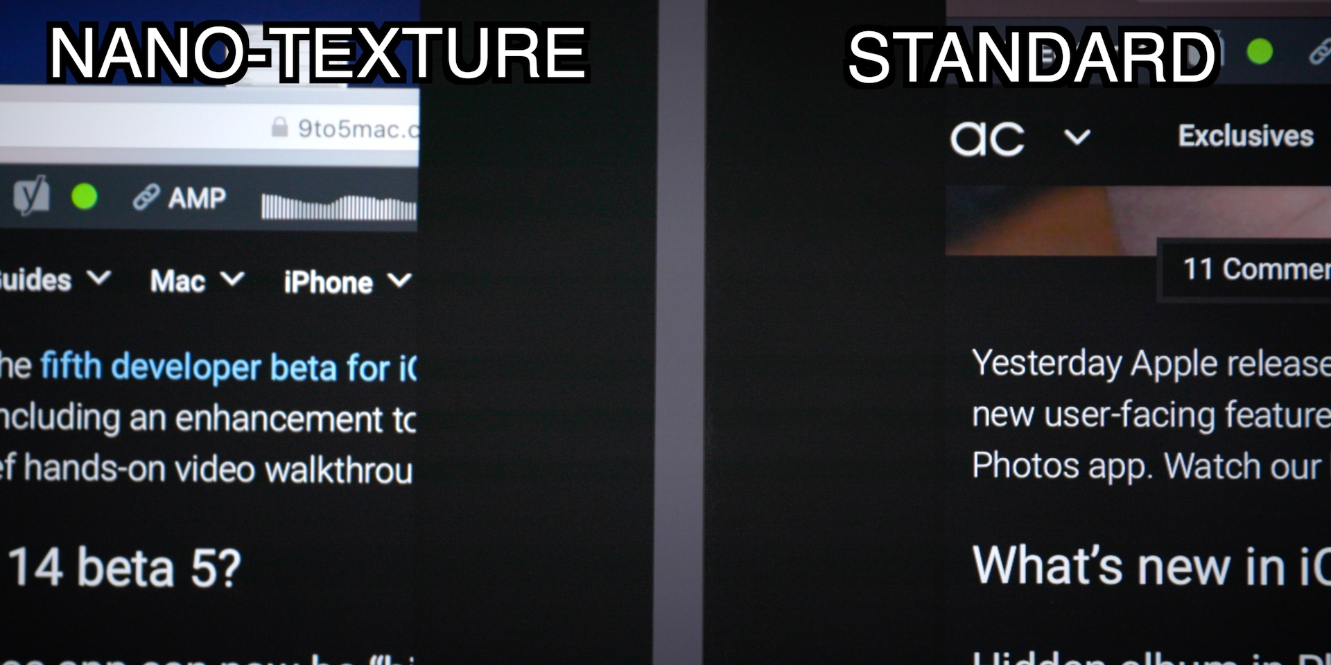 Hands-on: 2020 iMac nano-texture glass display or glossy display? Which ...