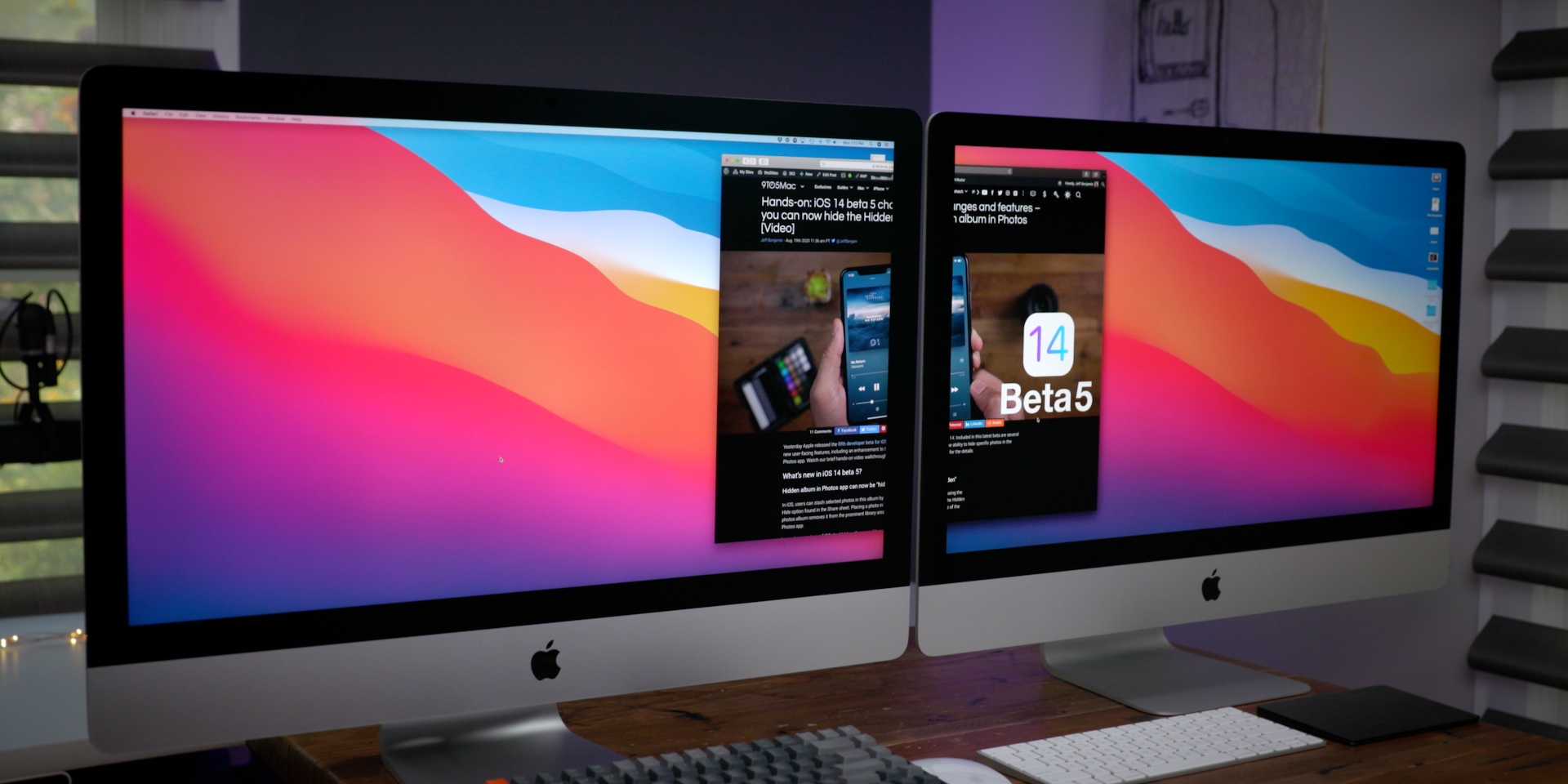 Hands-on: 2020 iMac nano-texture glass display or glossy display? Which ...