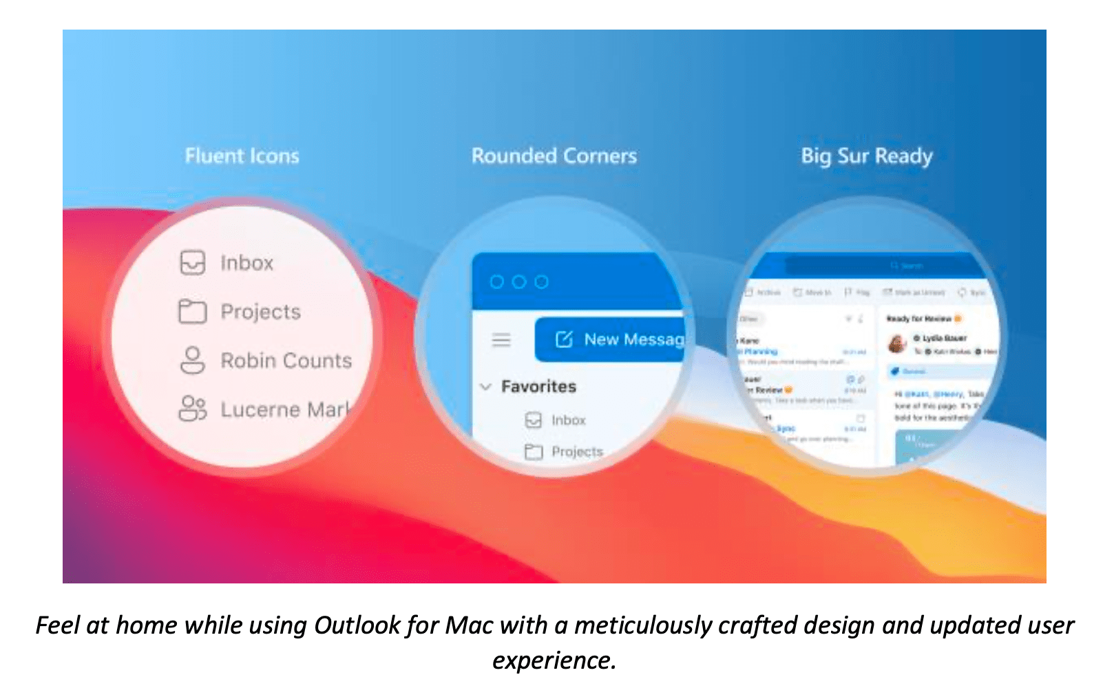 All-new Outlook for Mac app coming in October with Big Sur-inspired ...