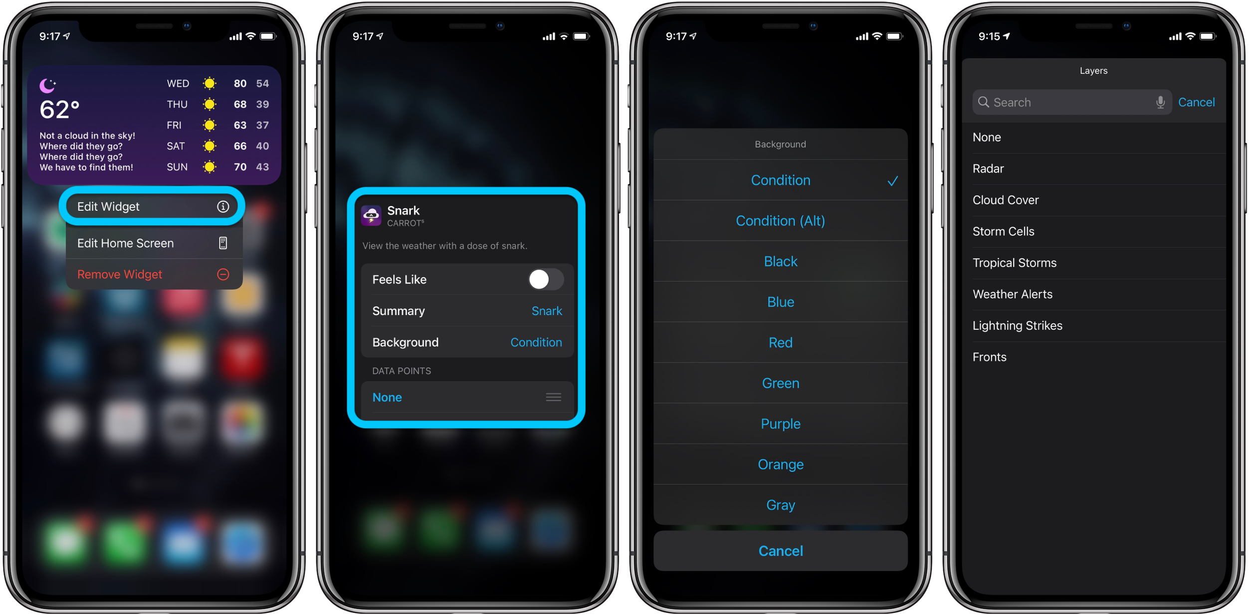 Carrot Weather shines on iOS 14 with 12 rich widgets, 25 Apple Watch ...