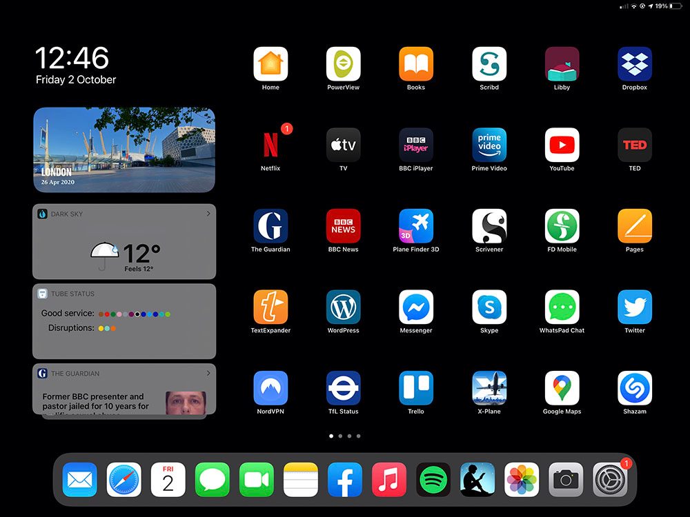 The iPad widget concept probably shows why Apple didn't do that