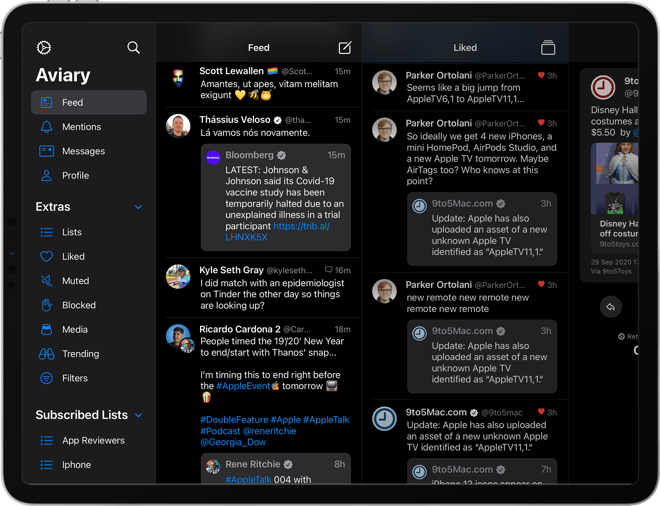 Aviary is a new Twitter client designed for iOS 14 with unique features ...