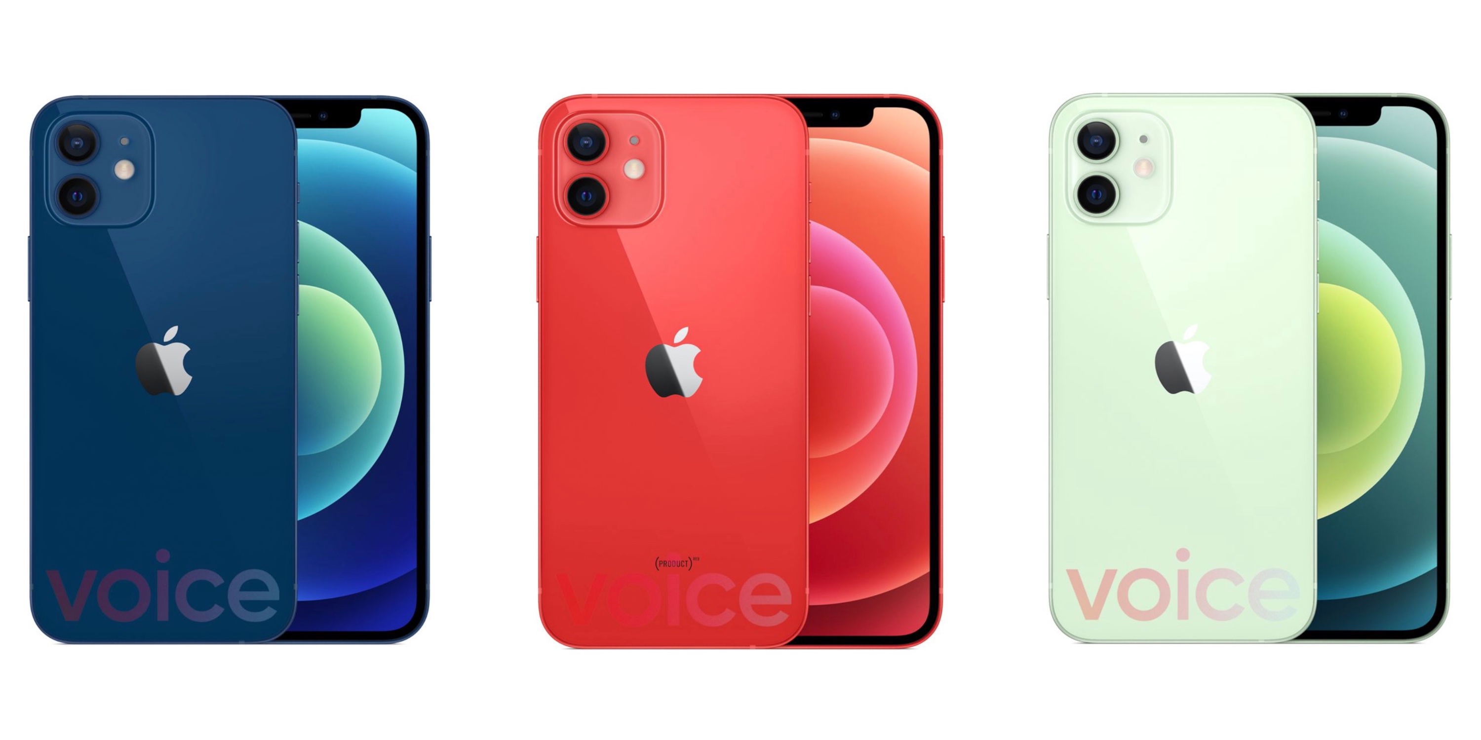 iPhone 12 lineup leaks entirely before event showing new colors, flat ...