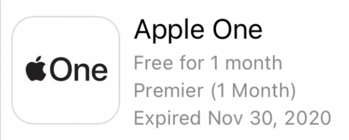 Some Apple One subscriptions appearing as 'expired' as first day users ...