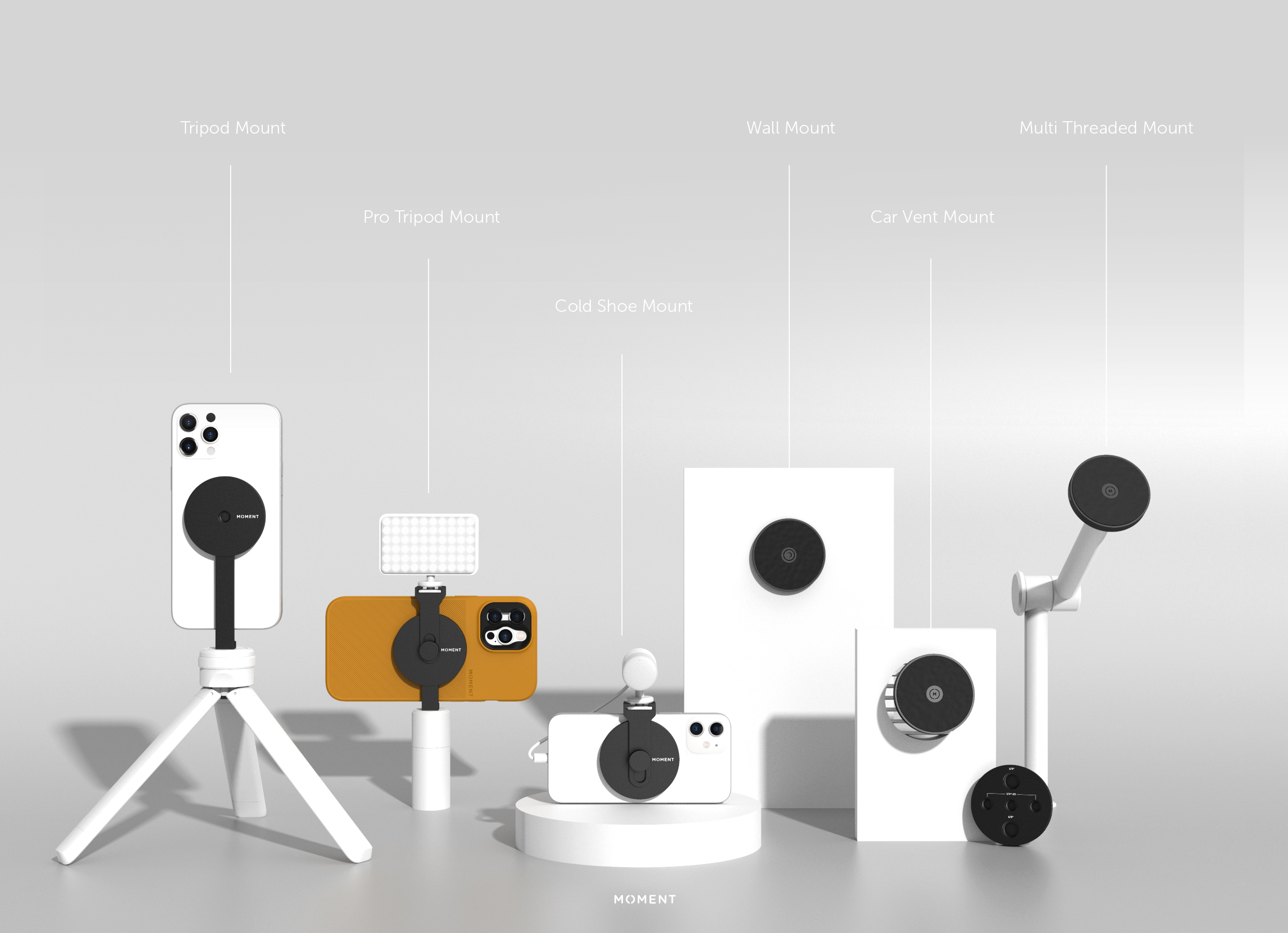 Moment unveils MagSafe cold shoe and multi threaded mounts - 9to5Mac