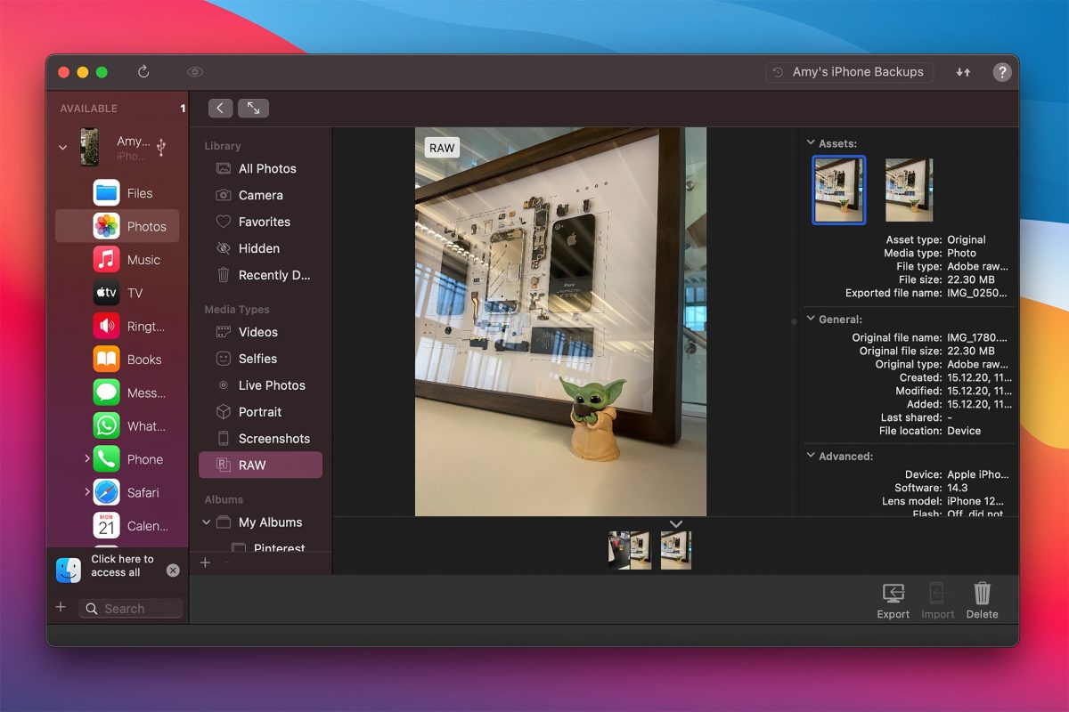 iMazing updated with version for M1 Macs and ProRAW support - 9to5Mac