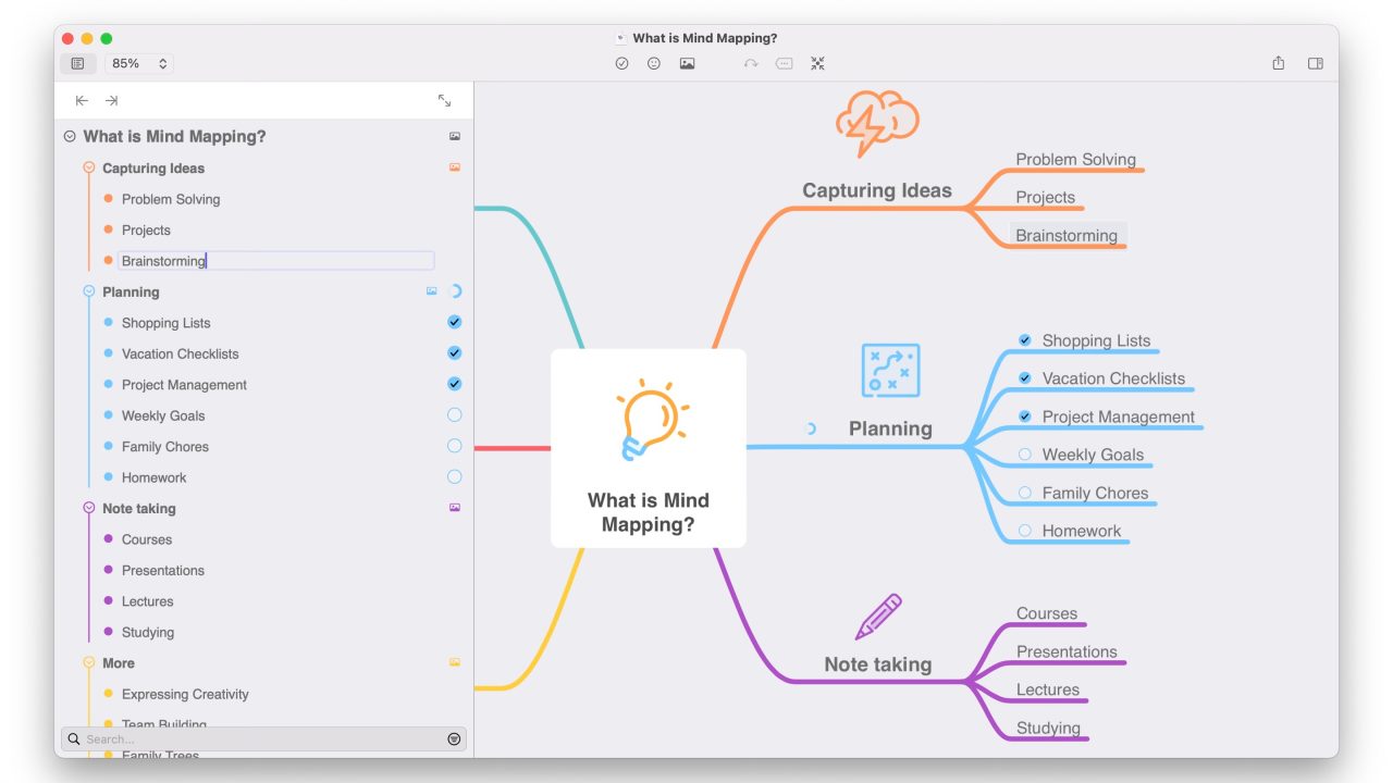 MindNode for Mac gains new outline features to better organize and edit your visual brainstorms ...