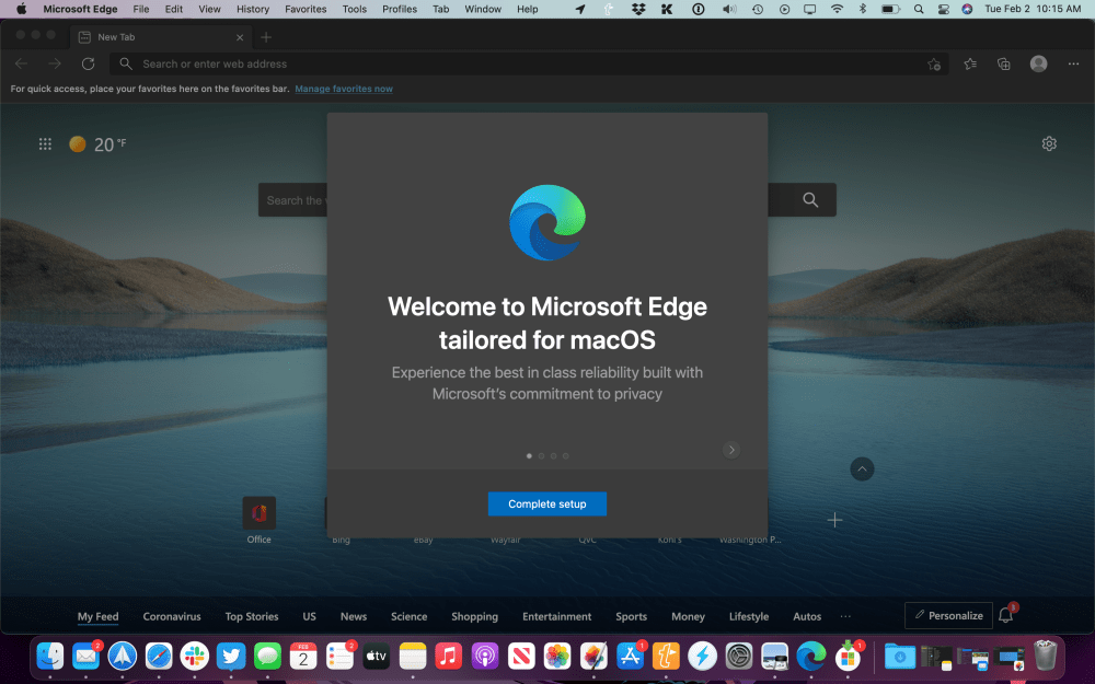 Microsoft Edge browser now optimized for M1 Macs with latest stable ...