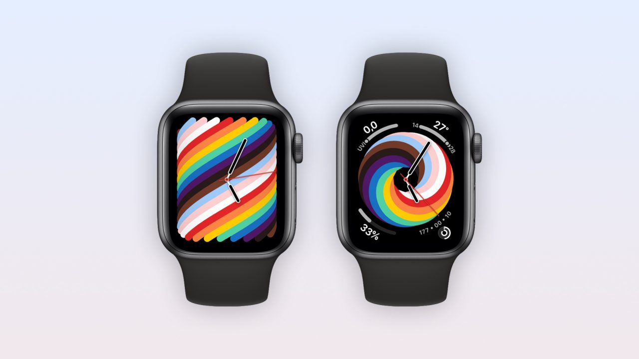 Gallery: Here's a first look at the new 2021 'Pride Woven' Apple Watch ...