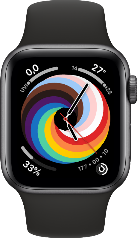 Gallery: Here's a first look at the new 2021 'Pride Woven' Apple Watch ...