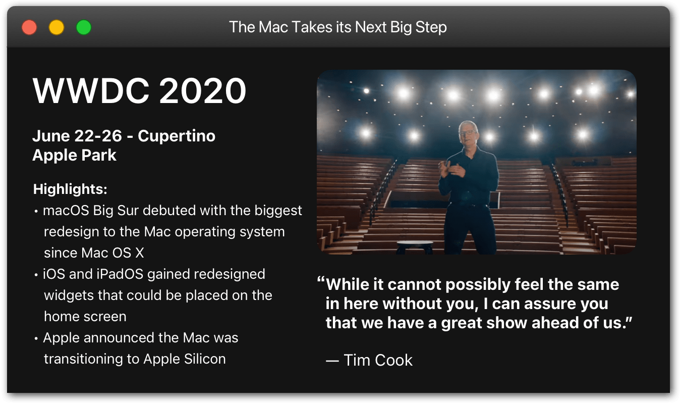 Explore some of the most memorable moments in WWDC history as we ...