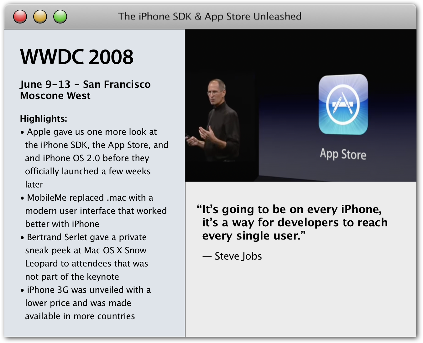 Explore some of the most memorable moments in WWDC history as we ...