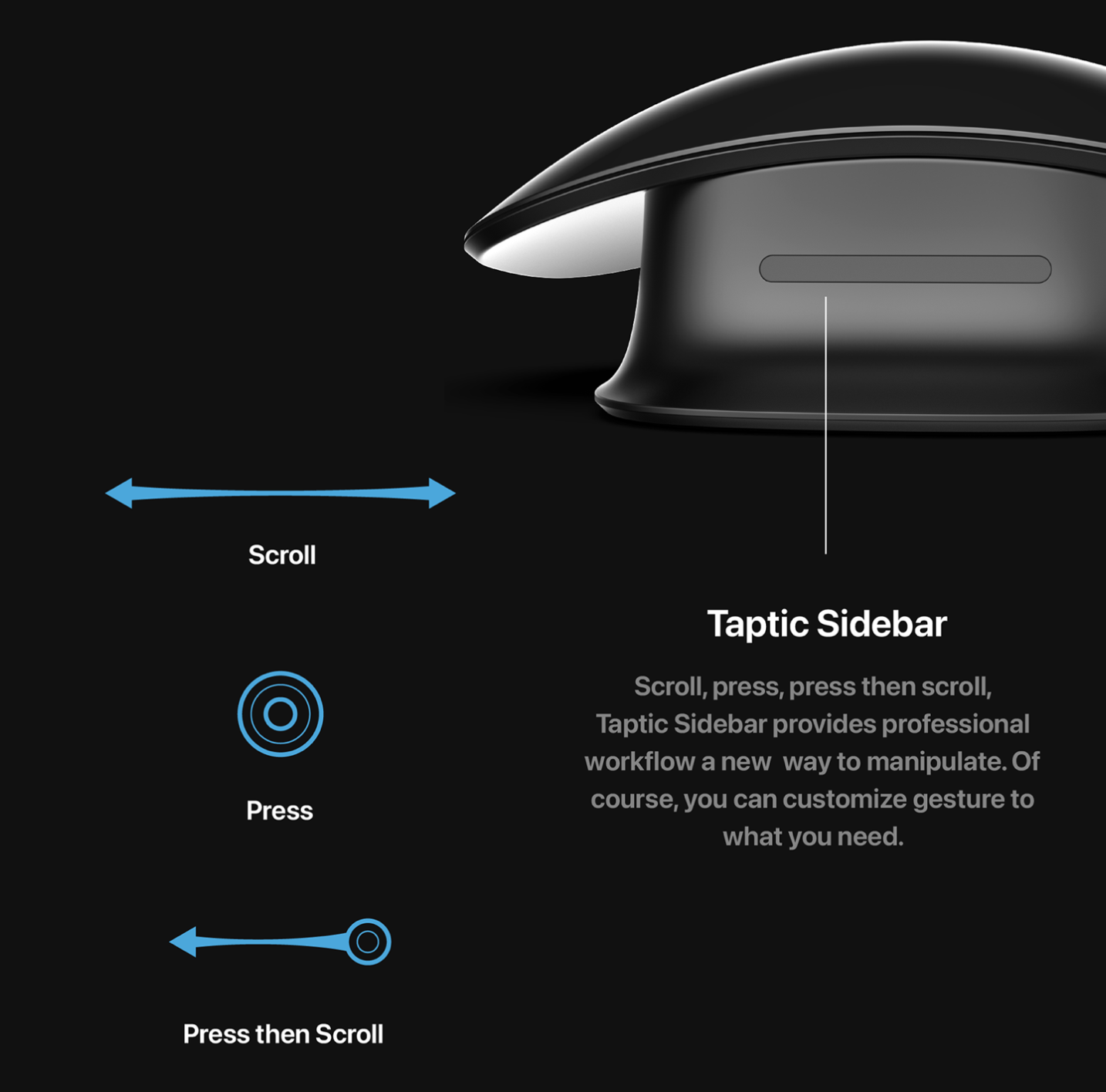 Apple Pro Mouse concept: Reversible design, Taptic Sidebar - 9to5Mac