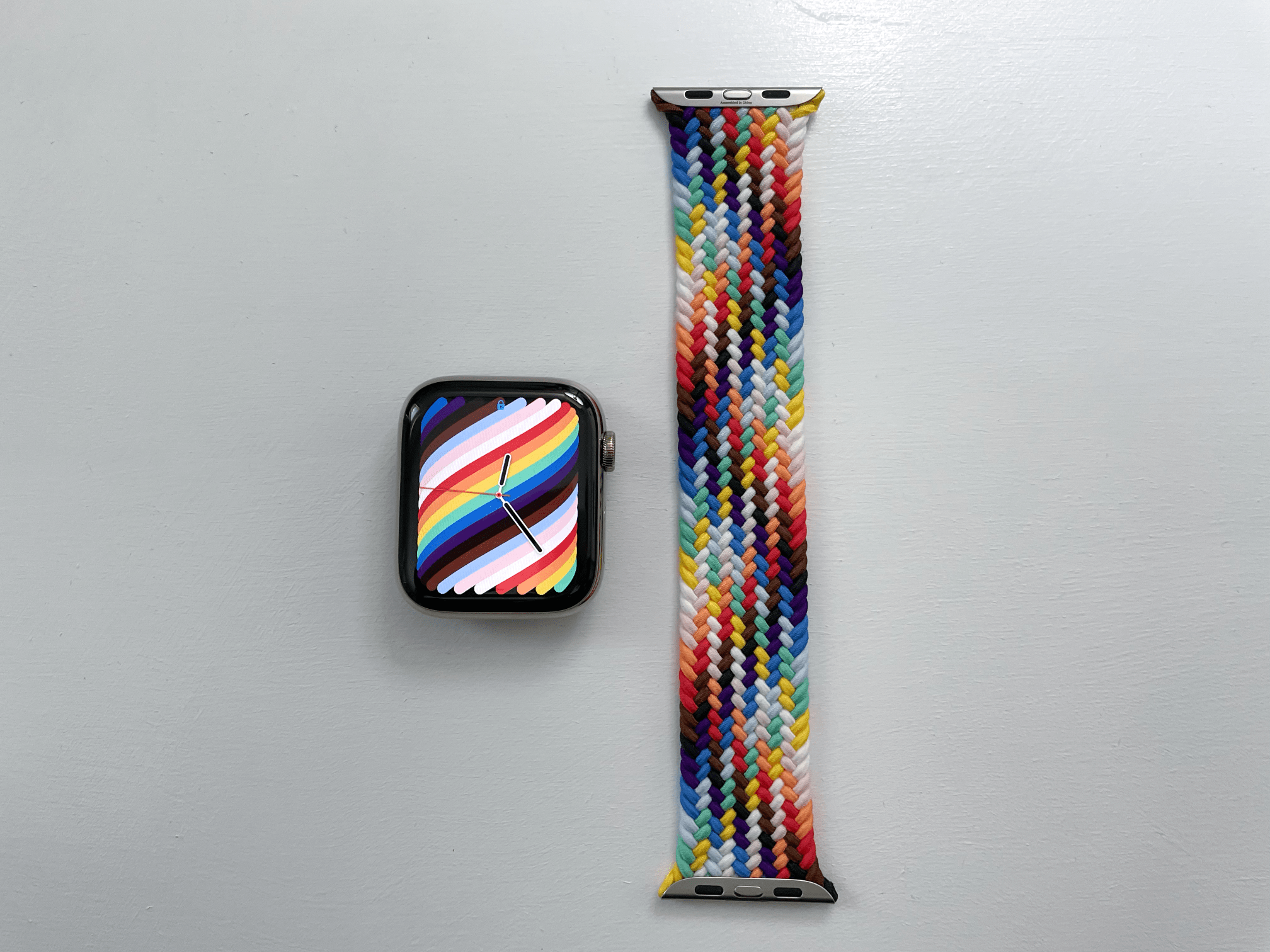 Hands-on with Apple's spectacular new Pride braided solo loop - 9to5Mac