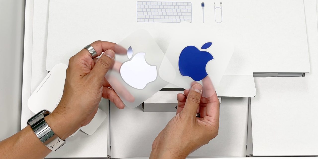 New colorful iMacs include a pair of matching Apple stickers - 9to5Mac
