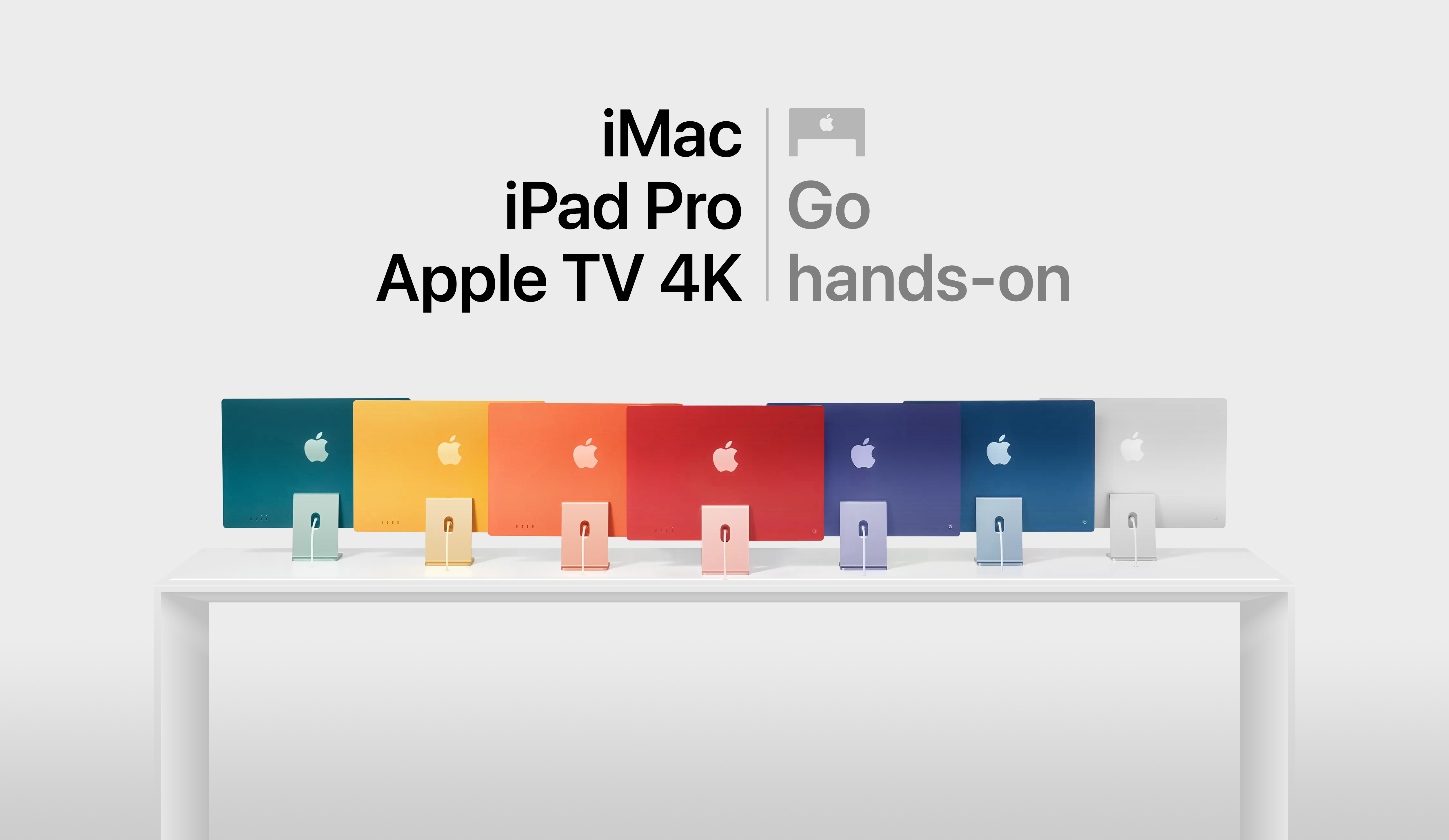 iMac, iPad Pro, and Apple TV 4K arrive in stores with vibrant window ...