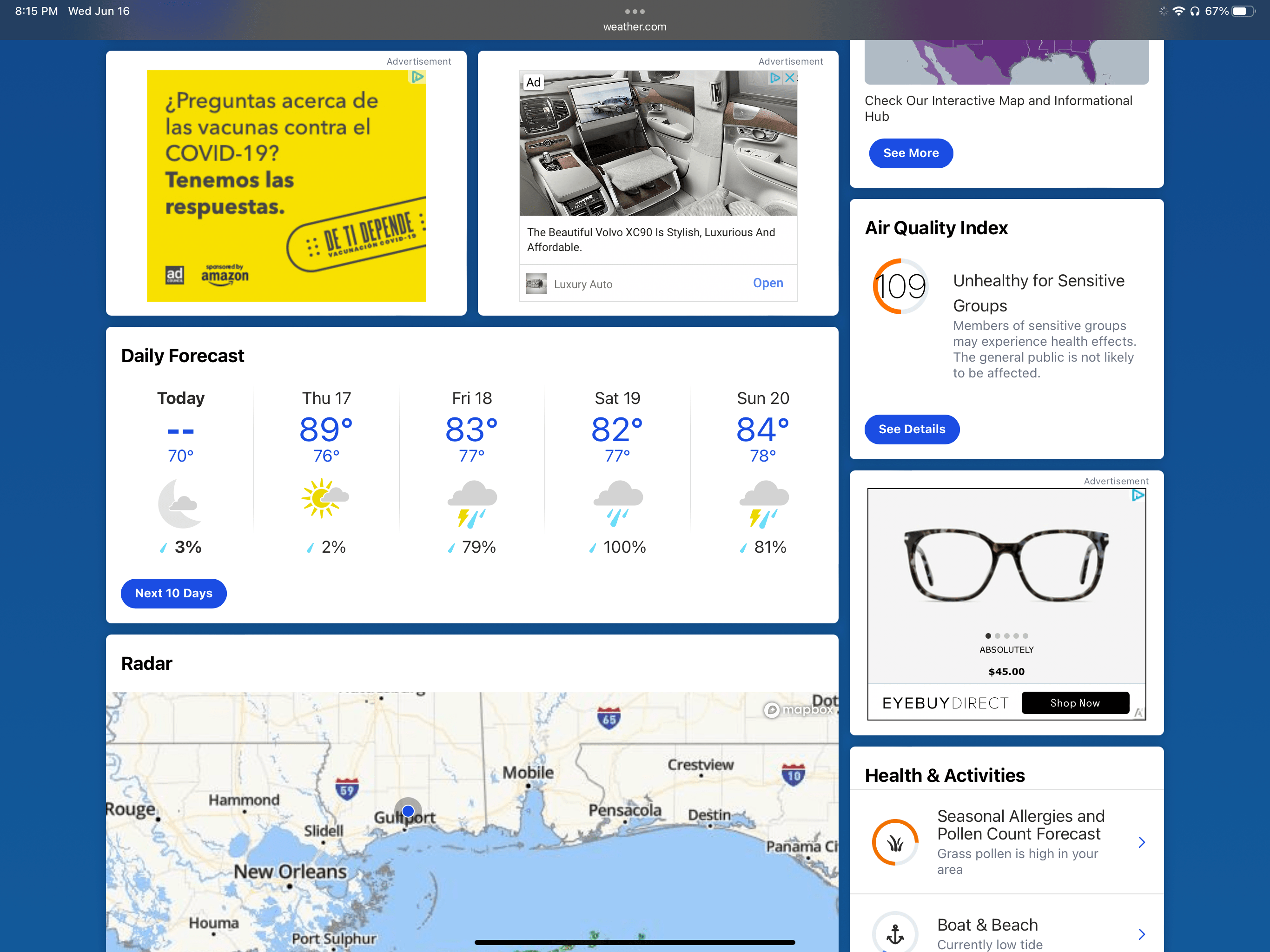 iPadOS 15: Hands-on with Apple’s Weather app for iPad - 9to5Mac