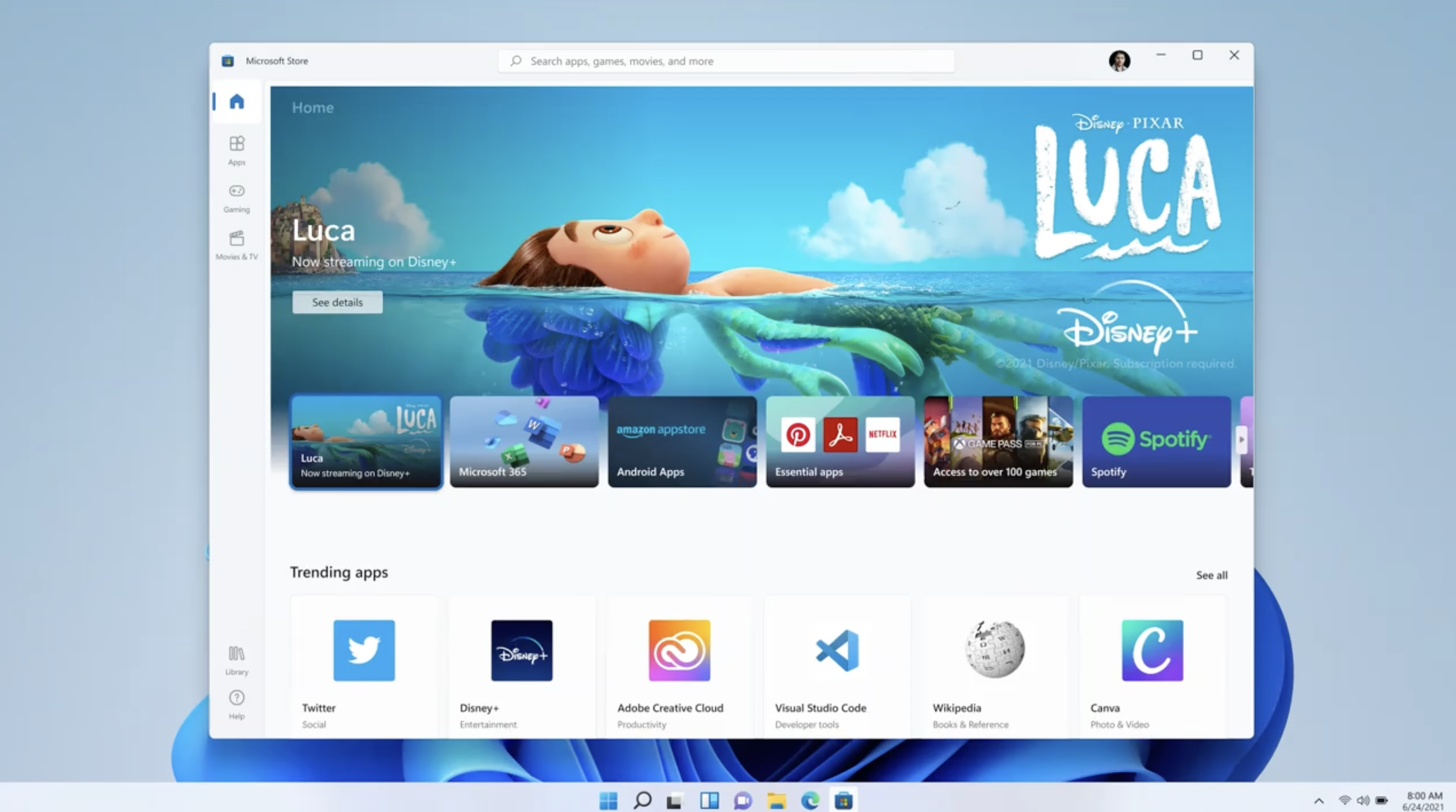 Microsoft unveils Windows 11 with macOS-style Dock, new commission-free ...