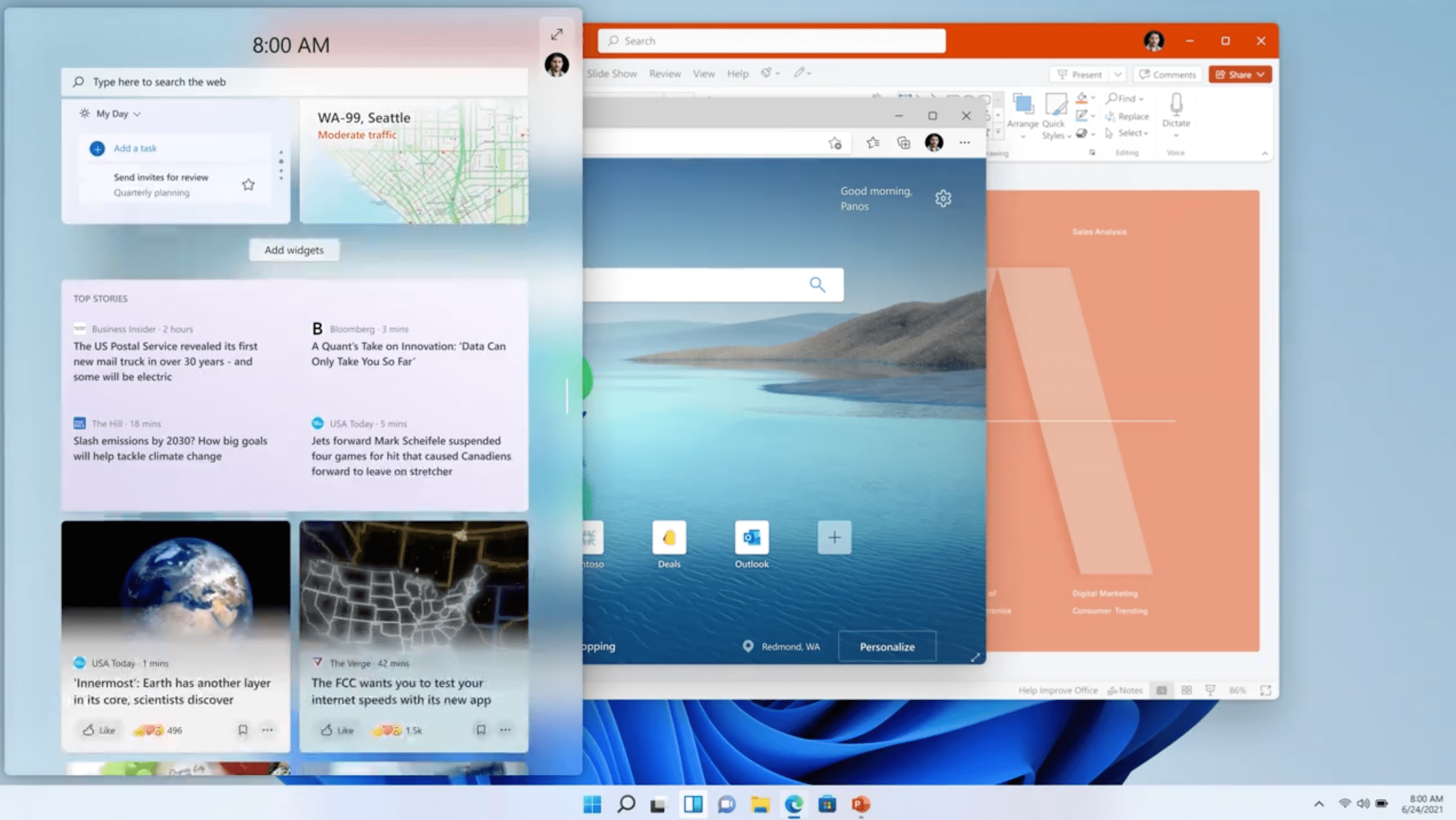 Microsoft unveils Windows 11 with macOS-style Dock, new commission-free ...
