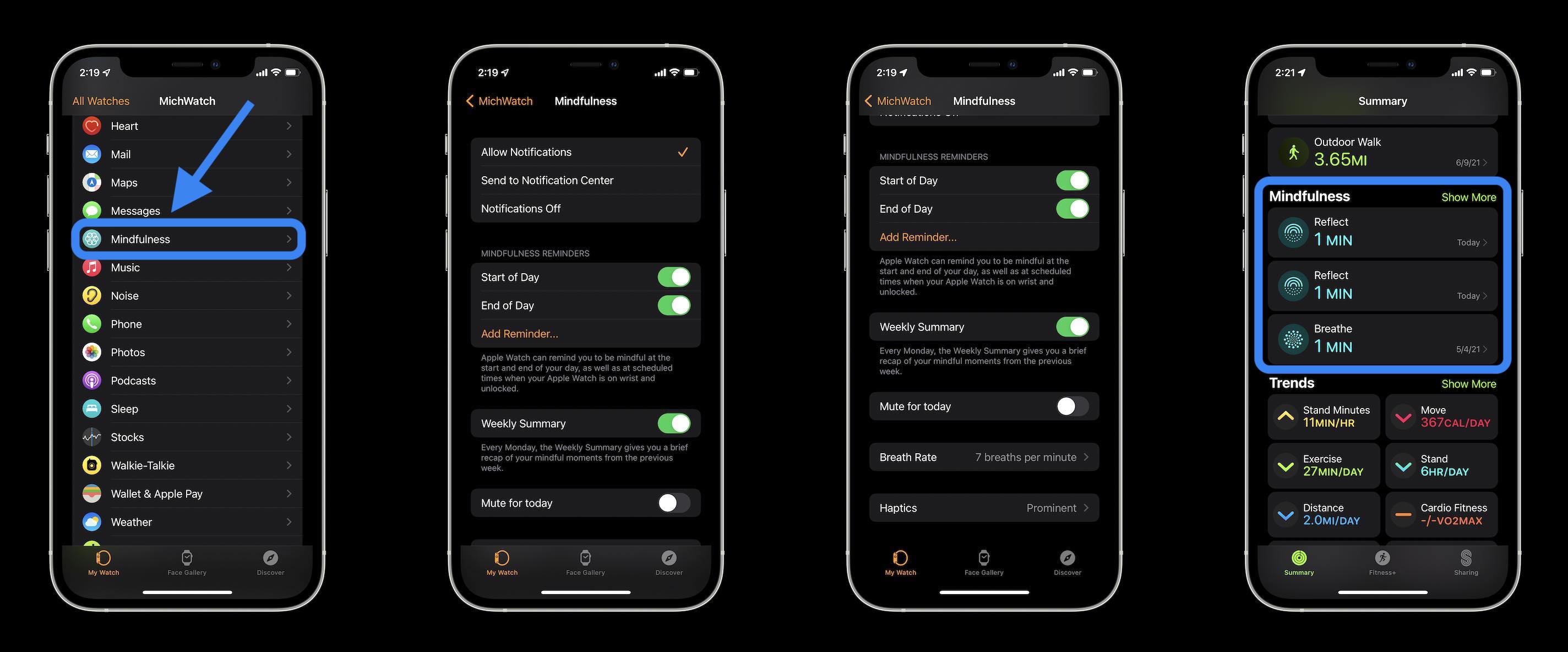 How the Mindfulness app works on Apple Watch in watchOS 8 - 9to5Mac