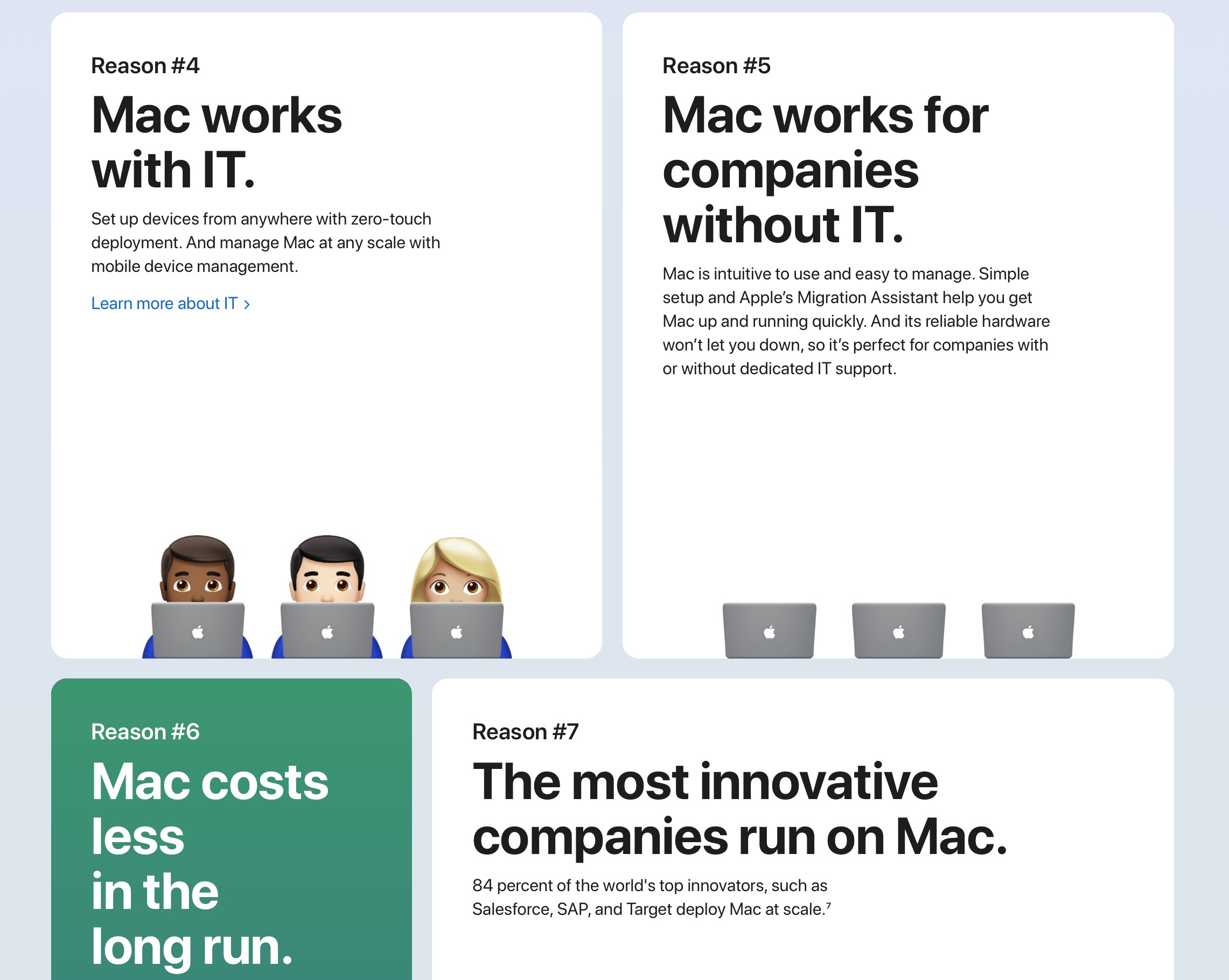 These are the 11 reasons businesses should choose Macs, according to ...