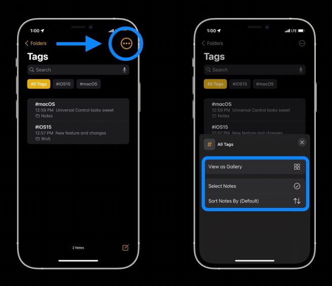 How to organize iPhone Notes with tags in iOS 15 - 9to5Mac