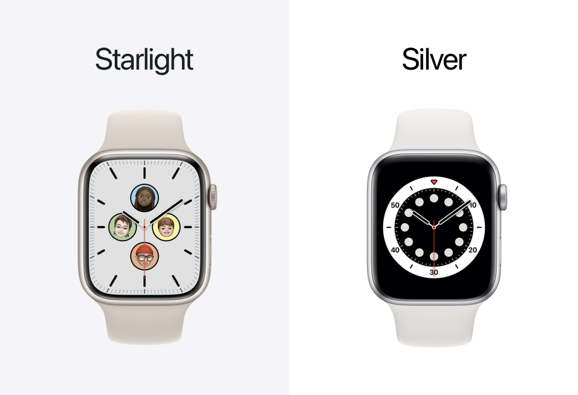 How Apple's new starlight and midnight colors compare to the classic ...