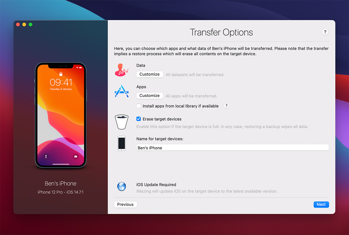 Easy data transfer and iOS backup with iMazing: save 30%