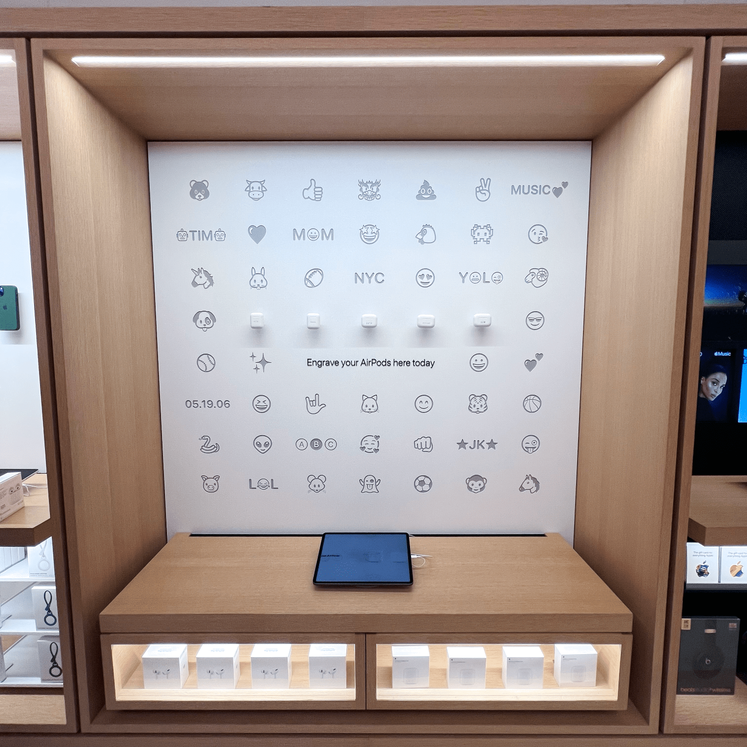 Apple Fifth Avenue now offering same-day in-store AirPods engraving ...