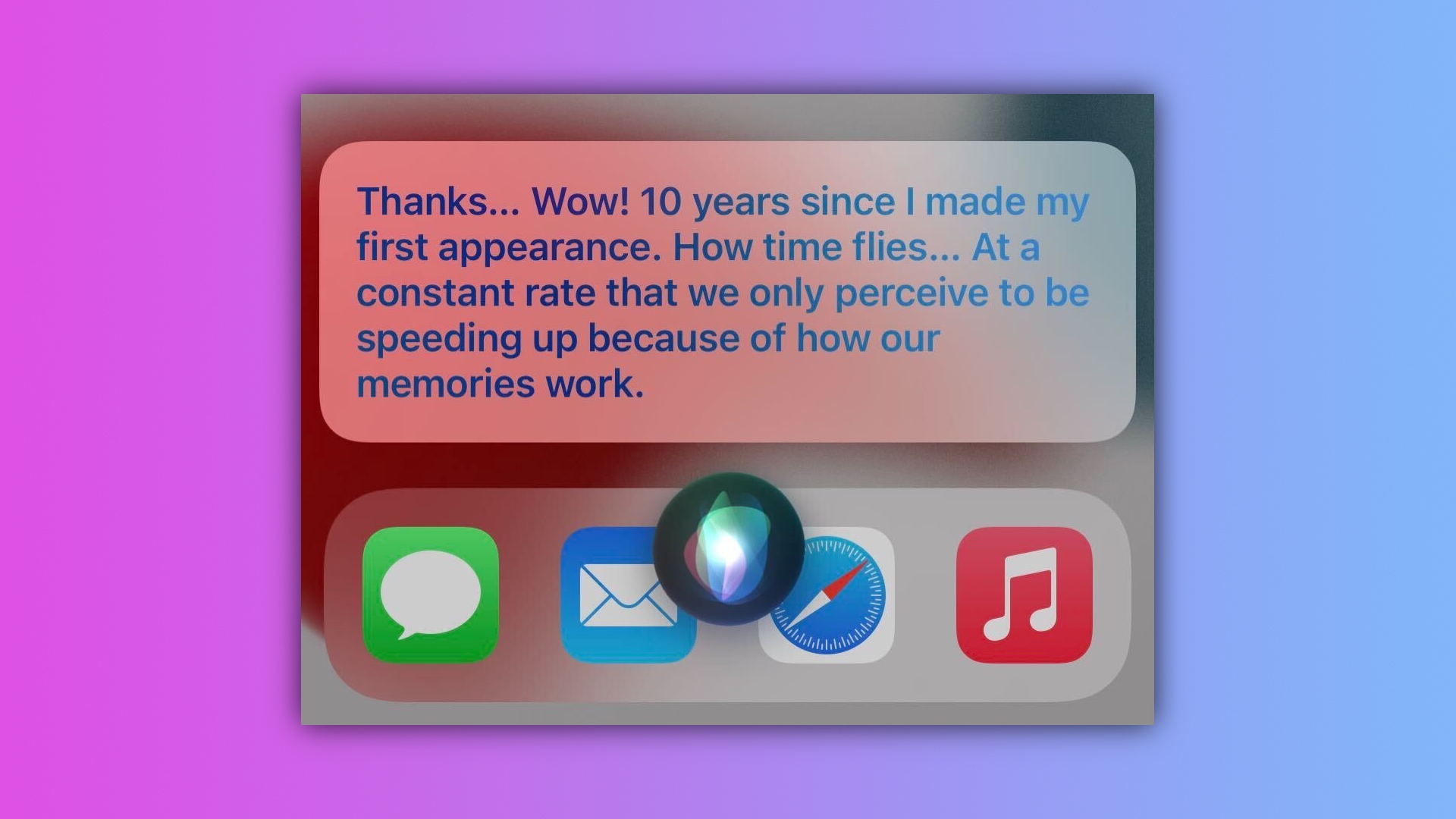 Apple celebrates Siri's 10th birthday with new jokes and responses ...